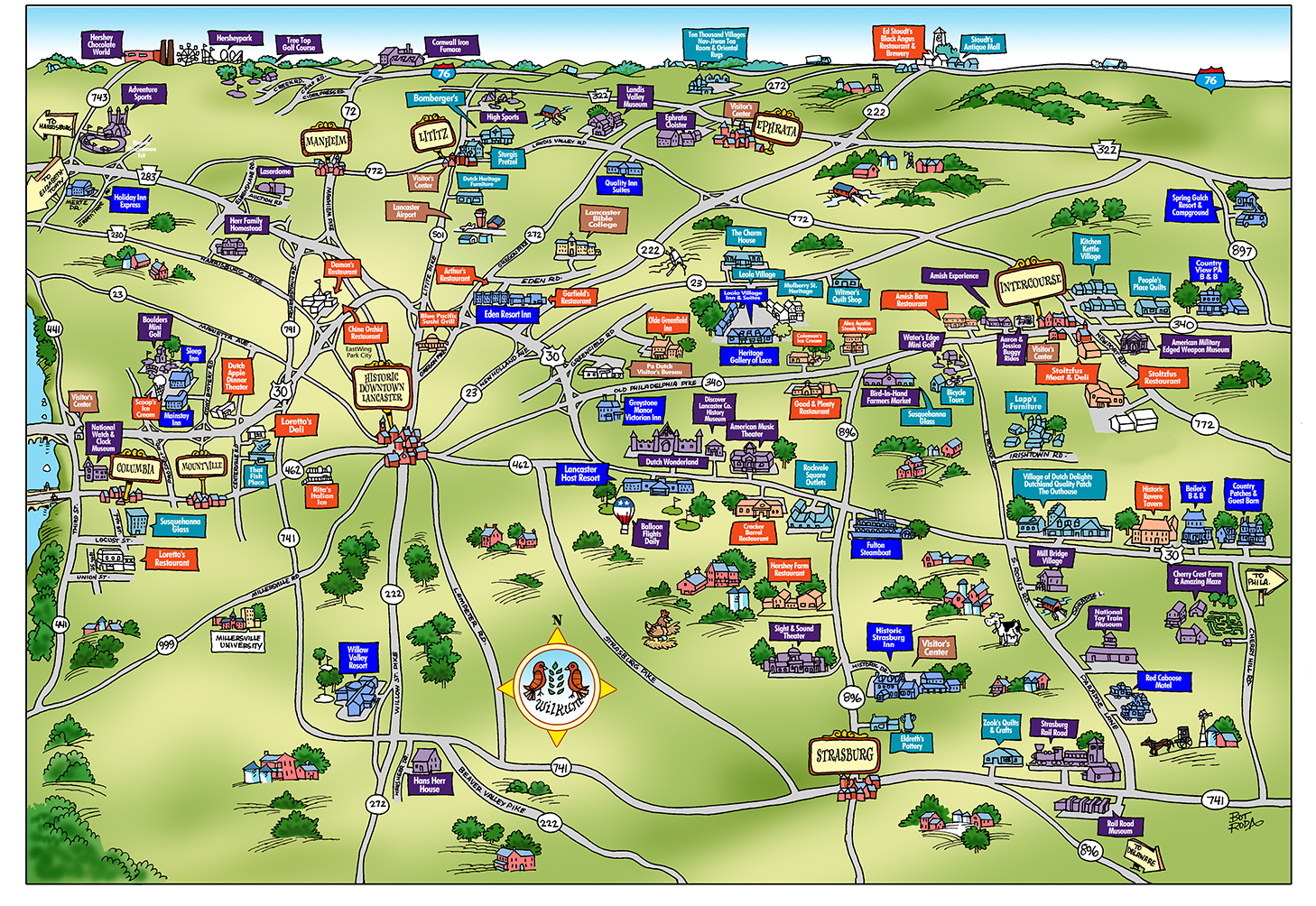 Custom Illustrated Tourism Maps Discover And Explore Bot Roda Custom Illustrated Tourism Maps Discover And Explore Bot Roda